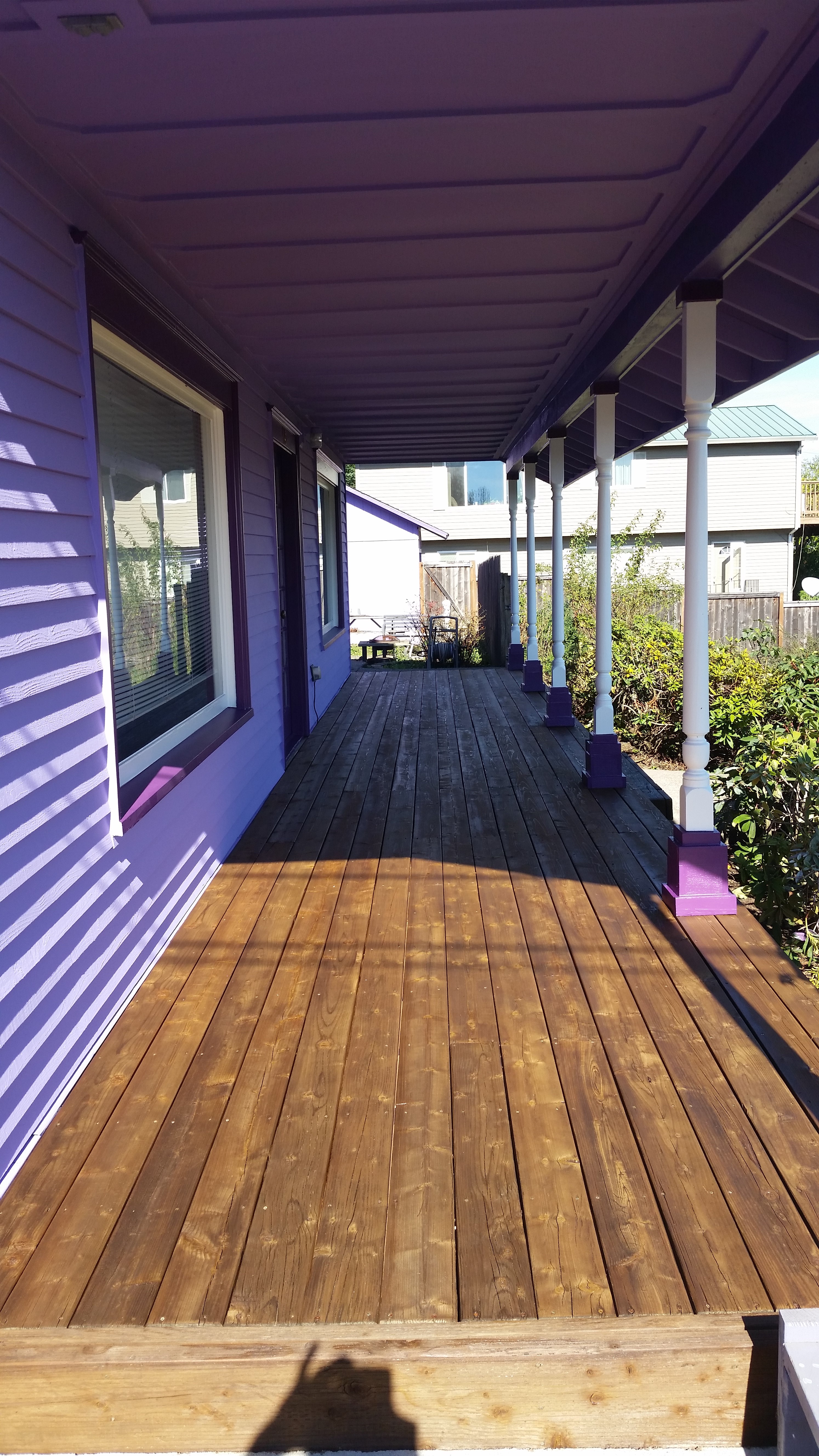 purple house deck after - Paintegrity Inc